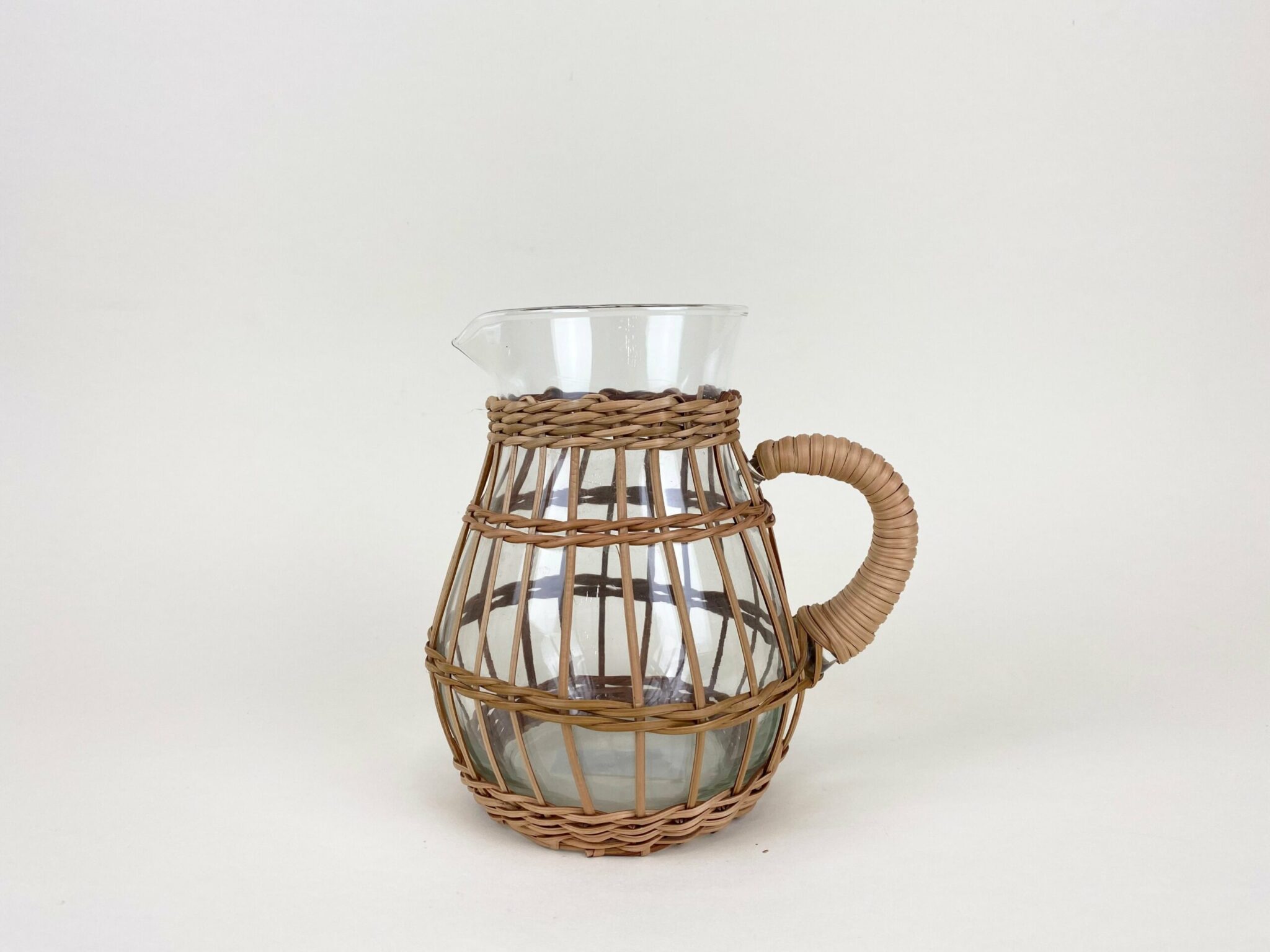 Rattan Cage Tall Pitcher - Be Home B2B Site