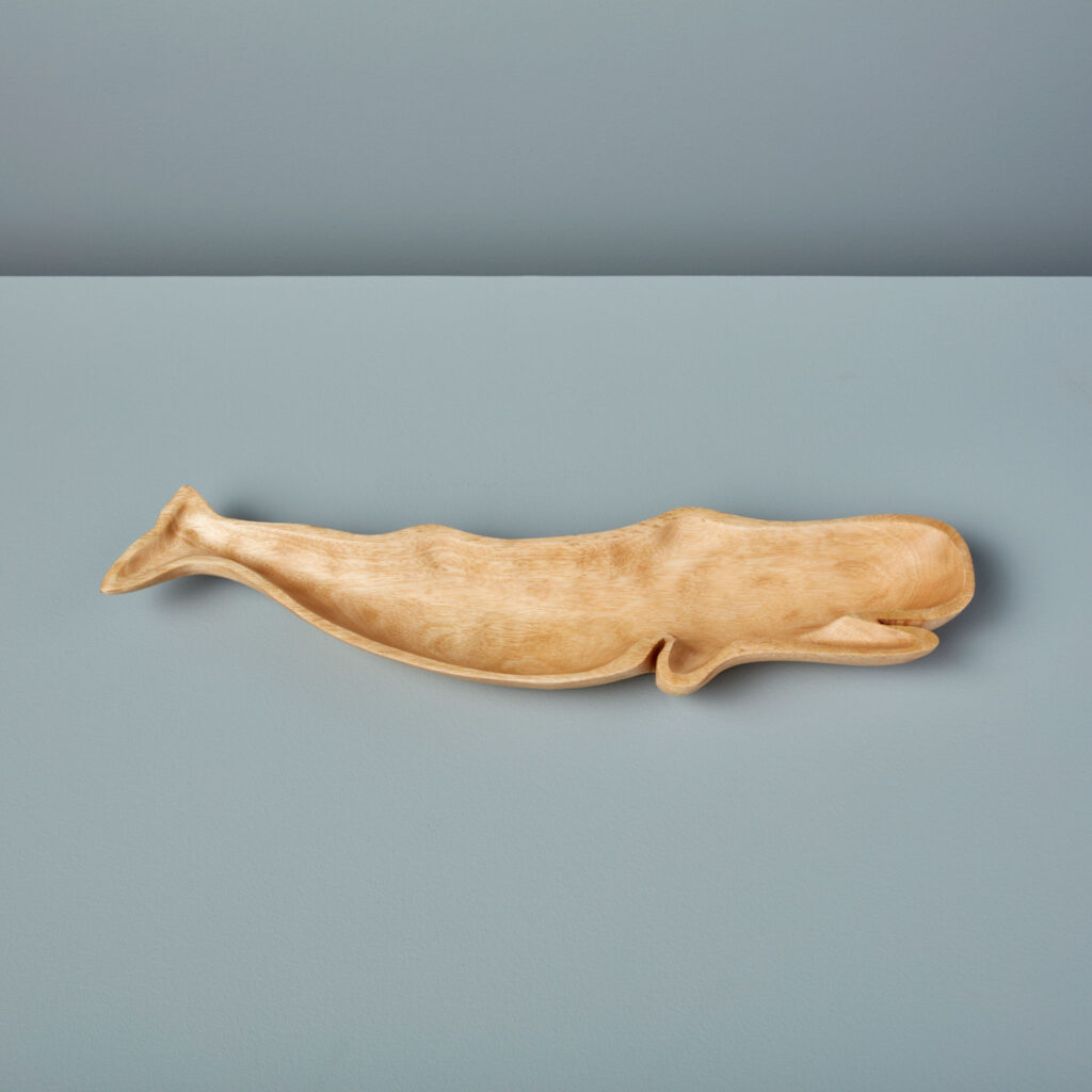 Kiln Mango Wood Whale Dish - Be Home B2B Site